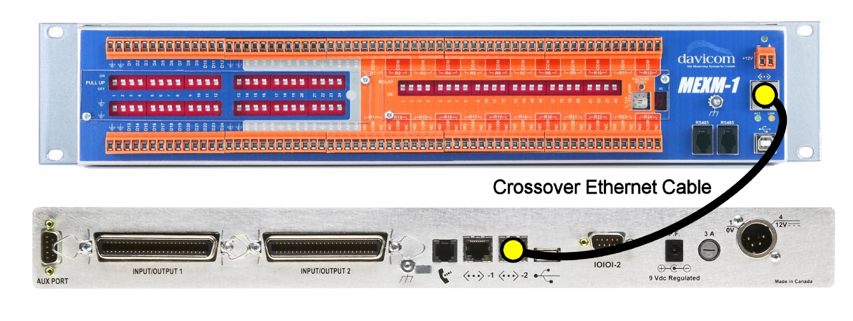 Setting Up and Connecting MEXM Units in TCP Mode - Davicom Exchange ...